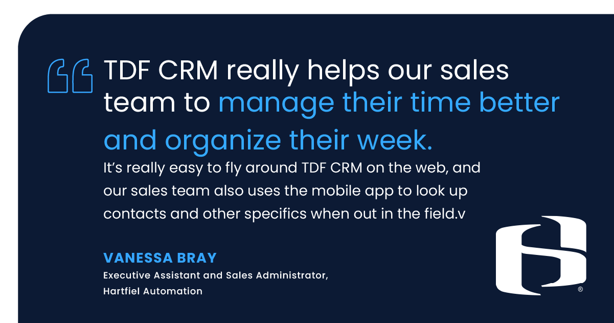 Hartfiel Automation Forges Sales Operations with CRM and BI