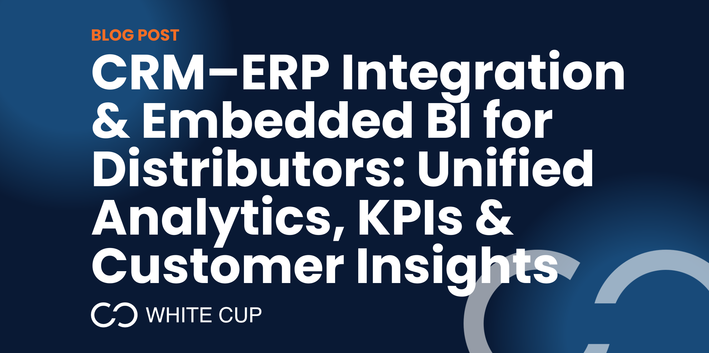 CRM ERP Integration for Distributors | Unified BI & Insights